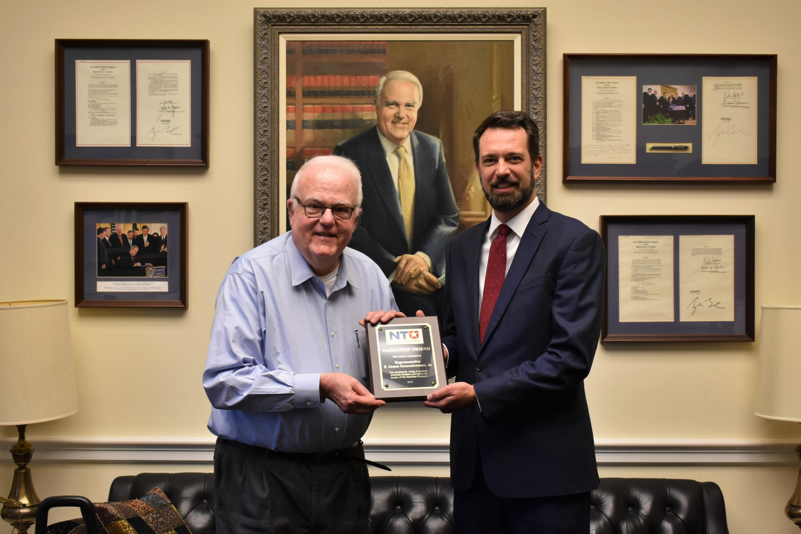 National Taxpayers Union: U.S. Rep. Sensenbrenner receives taxpayers ...