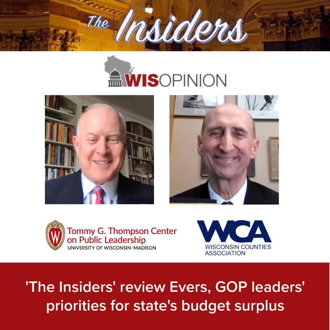 WisOpinion.com: 'The Insiders' review Evers, GOP leaders' priorities ...