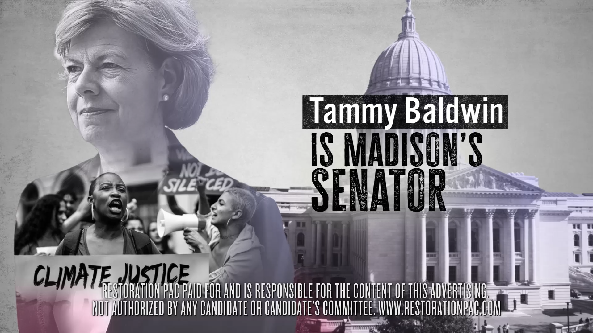Restoration PAC ad declares Baldwin 'Madison’s senator, not Wisconsin’s ...
