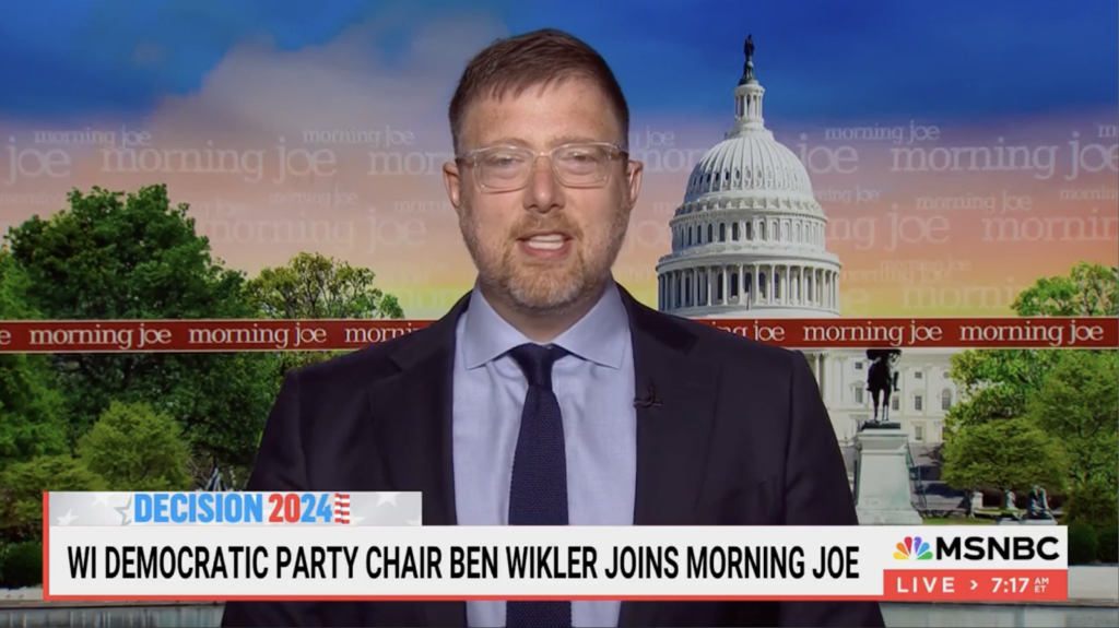 WisDems: Chair Ben Wikler appears on MSNBC and highlights the ...
