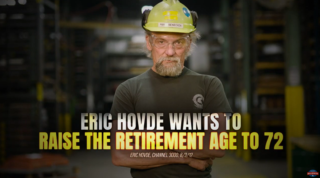 Baldwin ad hits Hovde on Social Security - WisPolitics